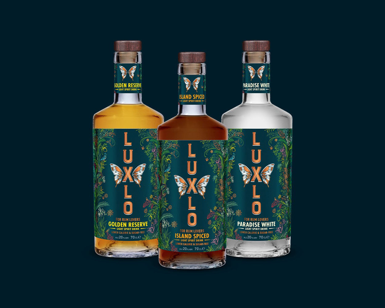 LUXLO For Gin & Rum Lovers. Low Calorie, Low Alcohol Spirits – LUXLO ...